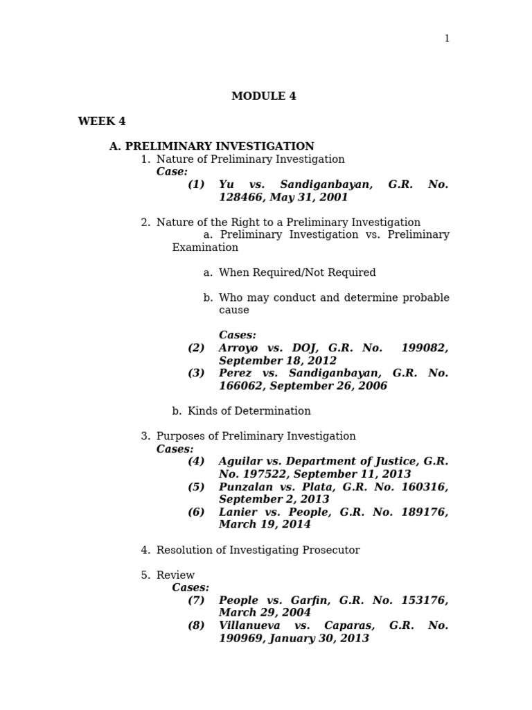 CRIM PRO-MODULE 4 | PDF | Arrest | Prosecutor
