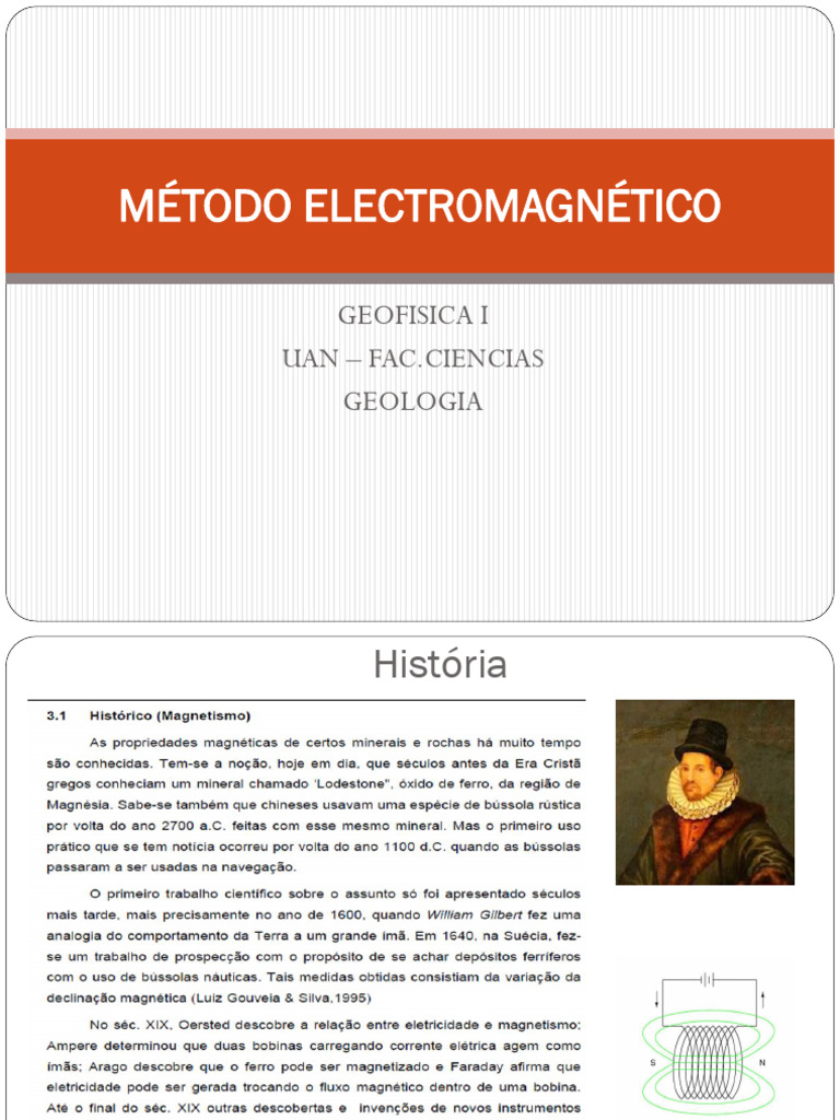 Metodo ElectroMagnetico - 15A | PDF | Campo magnético da Terra | Magnetismo