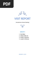 Branch Visit Report | PDF
