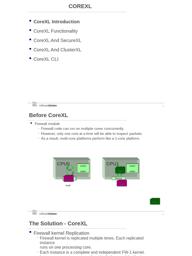 CoreXL Overview and Functionality | PDF | Multi Core Processor ...