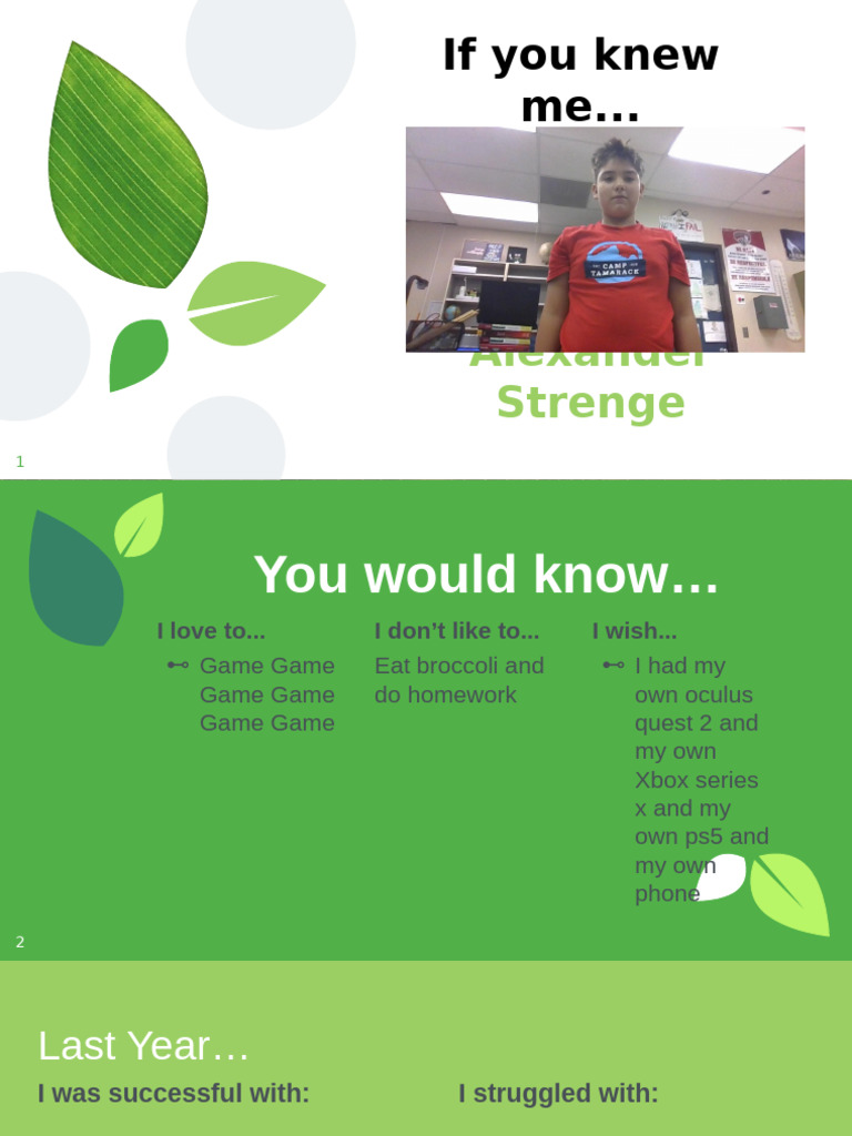 Alexander Strenge - If You Knew Me 2022-23 | PDF