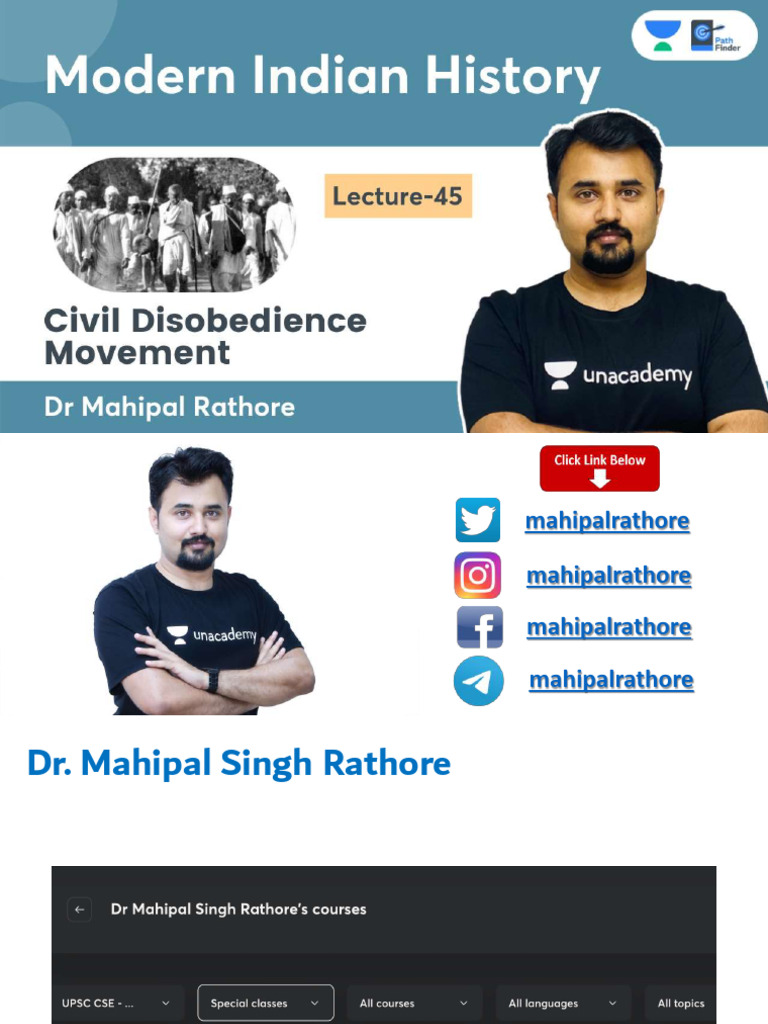 Overview of the Civil Disobedience Movement | PDF | Mahatma Gandhi ...