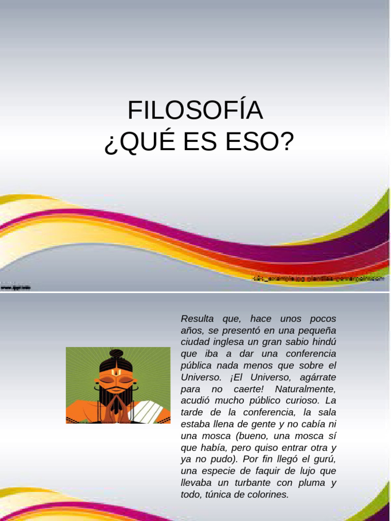 Filosofia Que Es Eso | PDF