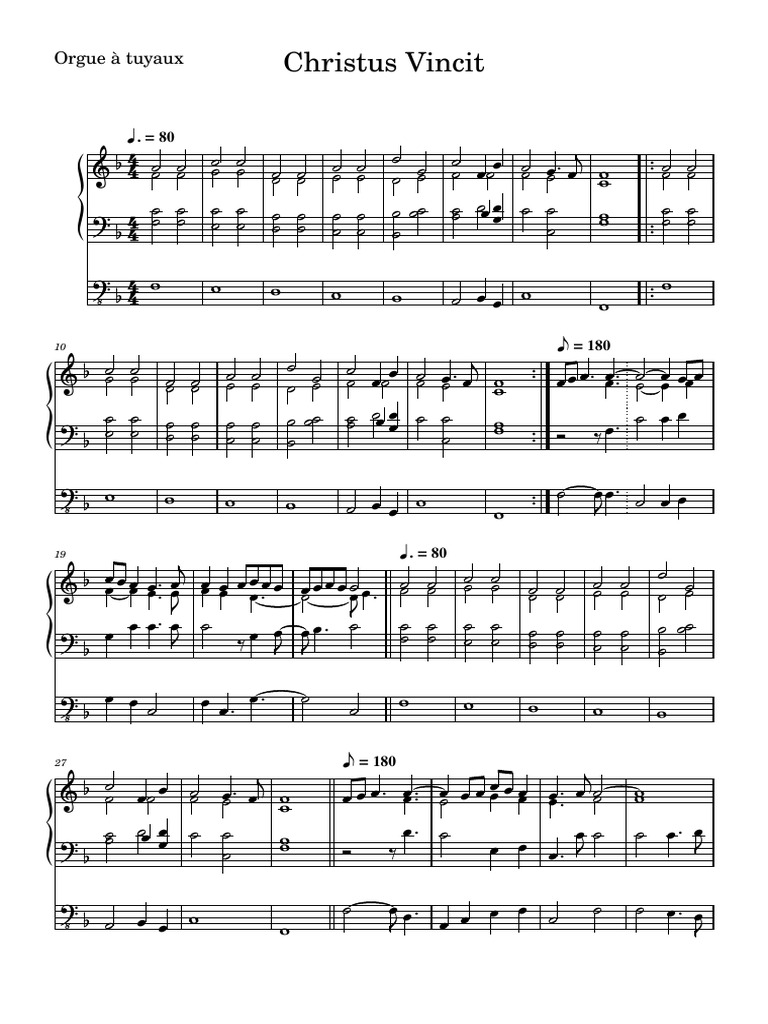 Christus Vincit-Orgue À Tuyaux | PDF