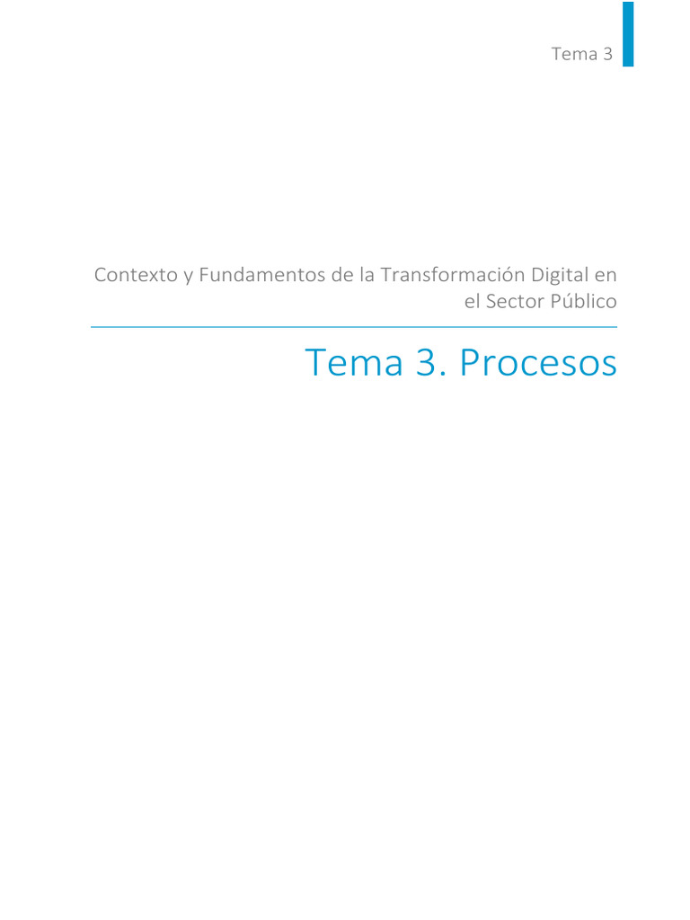 Tema 3 - Procesos | PDF | Regulación | Presupuesto
