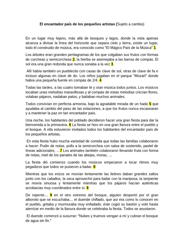 El Encantador País de Los Pequeños Artistas | PDF | Composiciones ...