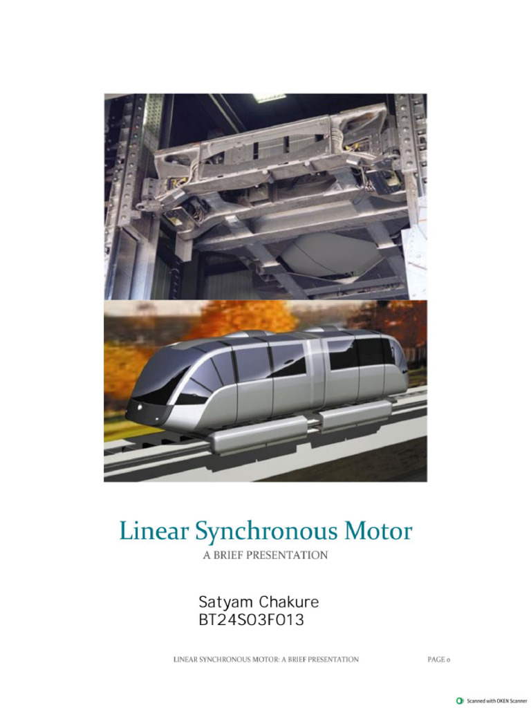 linear synchronus motor | PDF