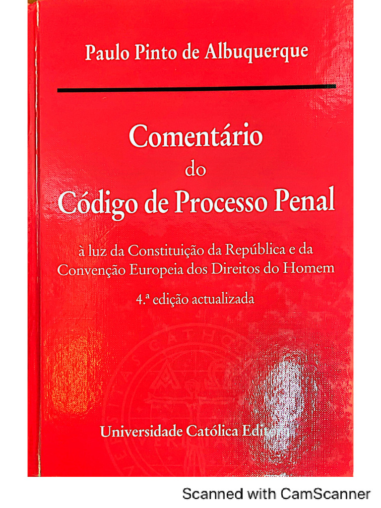 Comentário Do CPP - Paulo Pinto de Albuq | PDF