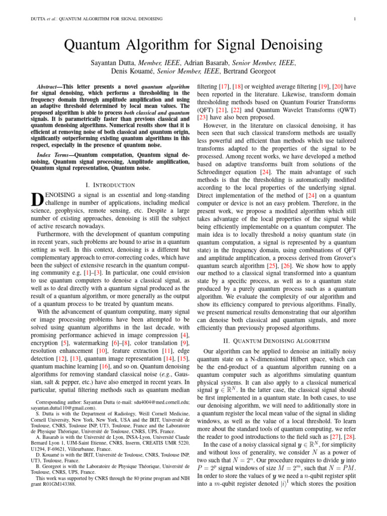 SP1 | PDF | Quantum Computing | Applied Mathematics