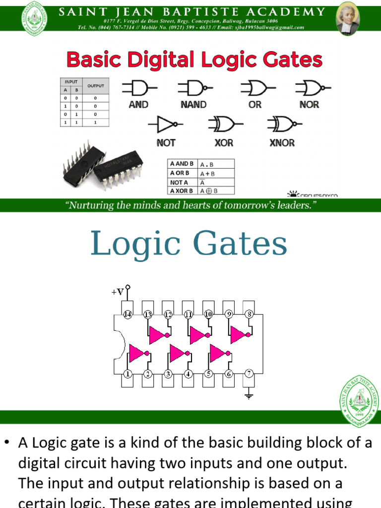 Logic Gates | PDF
