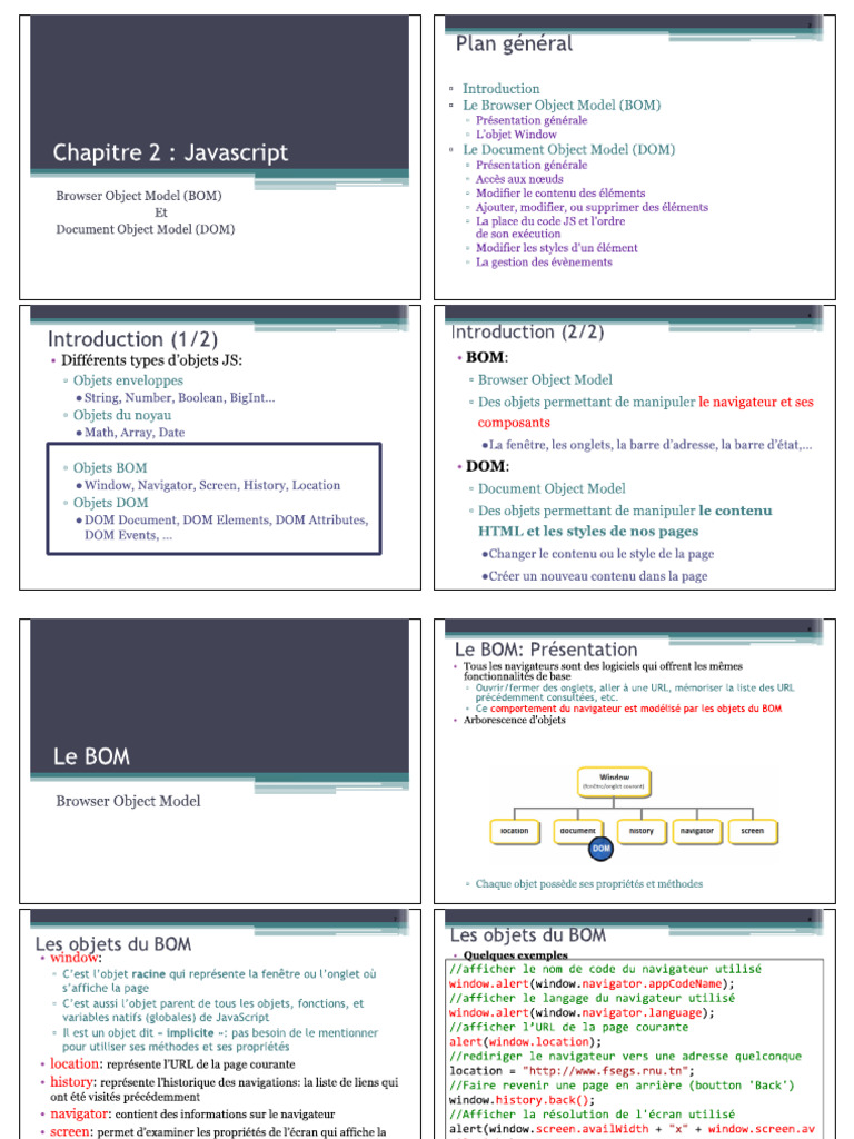 chap2_BOM_DOM_Events_4s | PDF