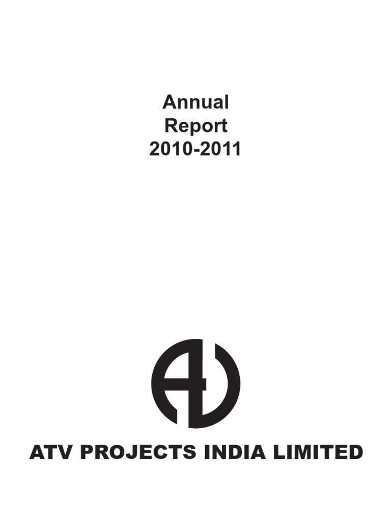 Annual 2010-2011: Atv Projects India Limited | Download Free PDF ...