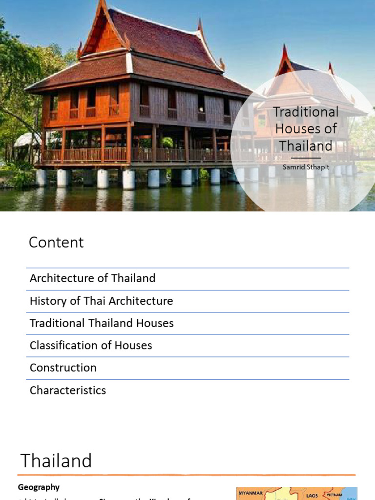 Thai Traditional Houses Guide | PDF | Thailand | Architectural Design