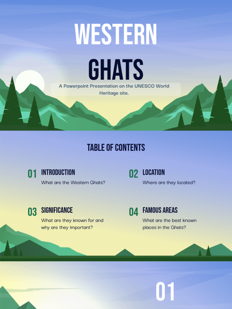Overview of the Western Ghats | PDF