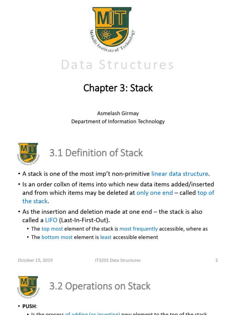 03. Stack | PDF | Computer Programming | Software Engineering