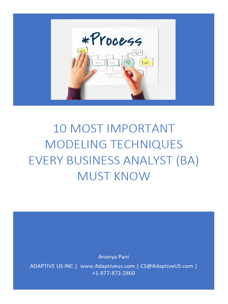 Top 10 Modeling Techniques for BAs | PDF | Use Case | Business