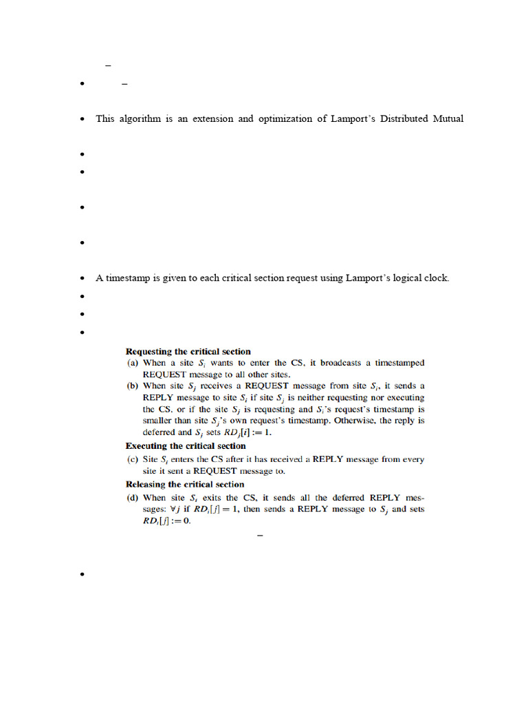Question Bank For Distributed Computing Pdf Applied Mathematics Concurrent Computing