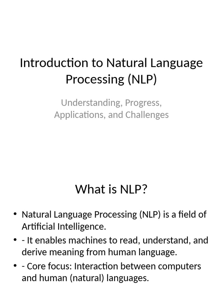 Introduction_to_NLP | PDF