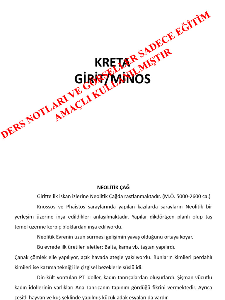 4.ders Minos | PDF