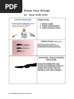 Knife Skills Poster | PDF