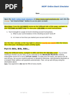 NGPF Online Bank Simulator Activity | PDF | Transaction Account | Banks