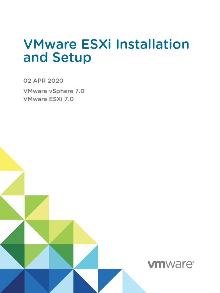 Vsphere Esxi 70 Installation Setup Guide | PDF | Port (Computer Networking) | Booting