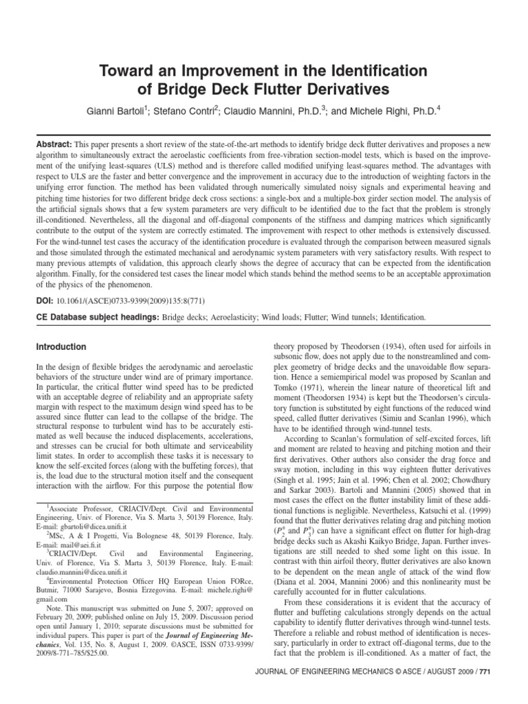 ArtigoBartoliOutrosnps9F0C TMP | PDF | Eigenvalues And Eigenvectors | Matrix (Mathematics)