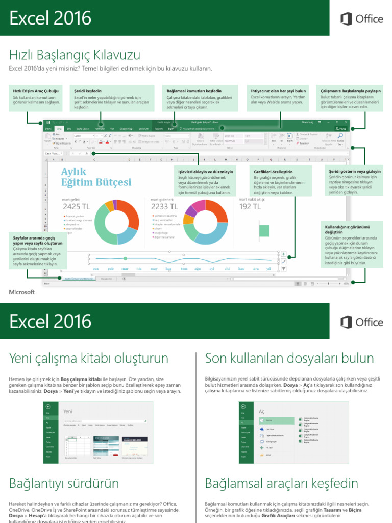 Excel 2016 Quick Start Guide | PDF