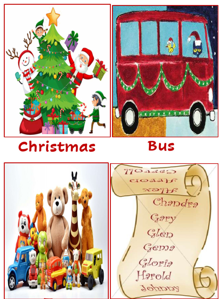 Pete The Cat Saves Christmas Flashcards | PDF