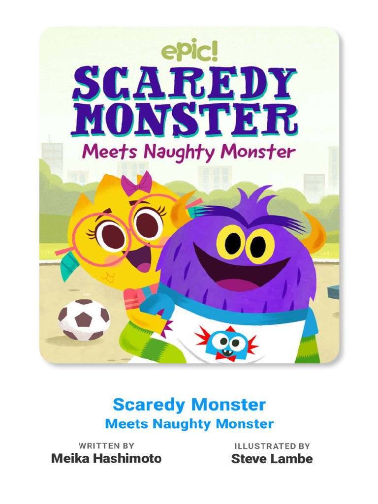 Scaredy Monster Meets Naughty Monster | PDF
