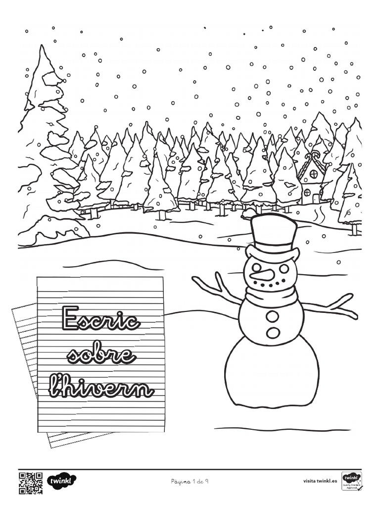 Quadern D'escriptura Hivern | PDF