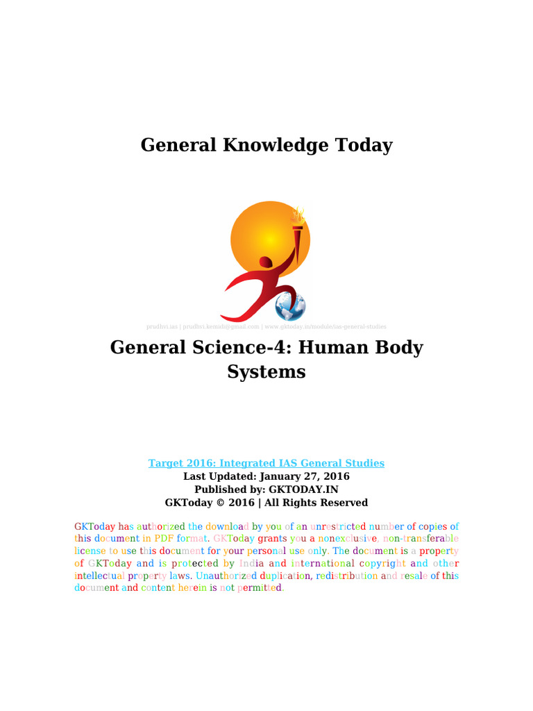 General Science 4 Human Body Systems | PDF | Digestion | Ventricle (Heart)