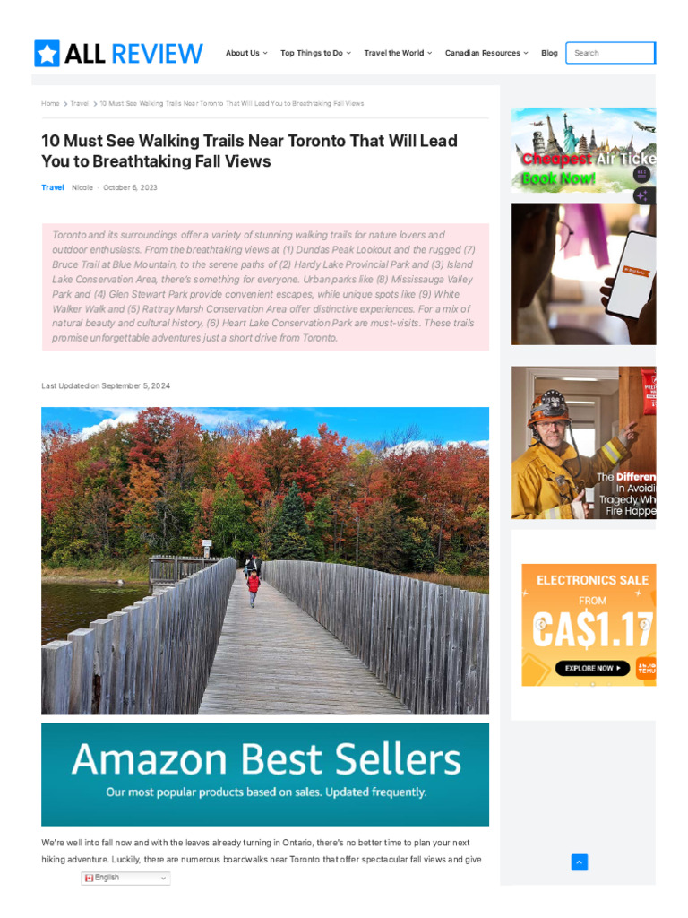 10 Must See Walking Trails Near Toronto That Will Lead You To ...