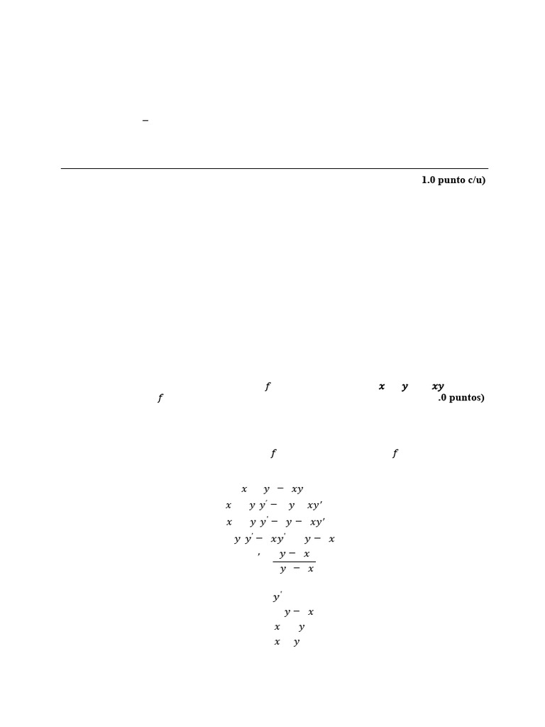 Ef MT2 2023 I Solucionario | PDF | Derivado | Línea (geometría)