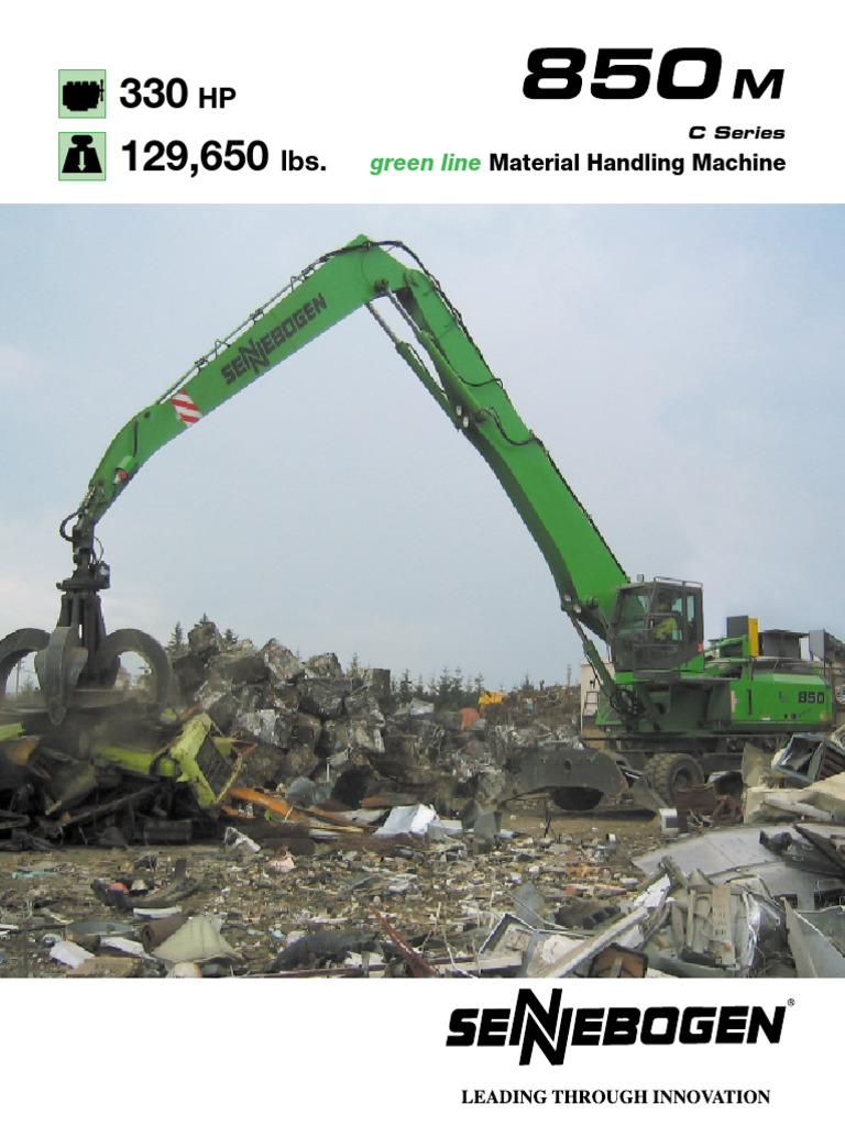 Sennebogen_850M_C_04-2005 | PDF | Engines | Brake