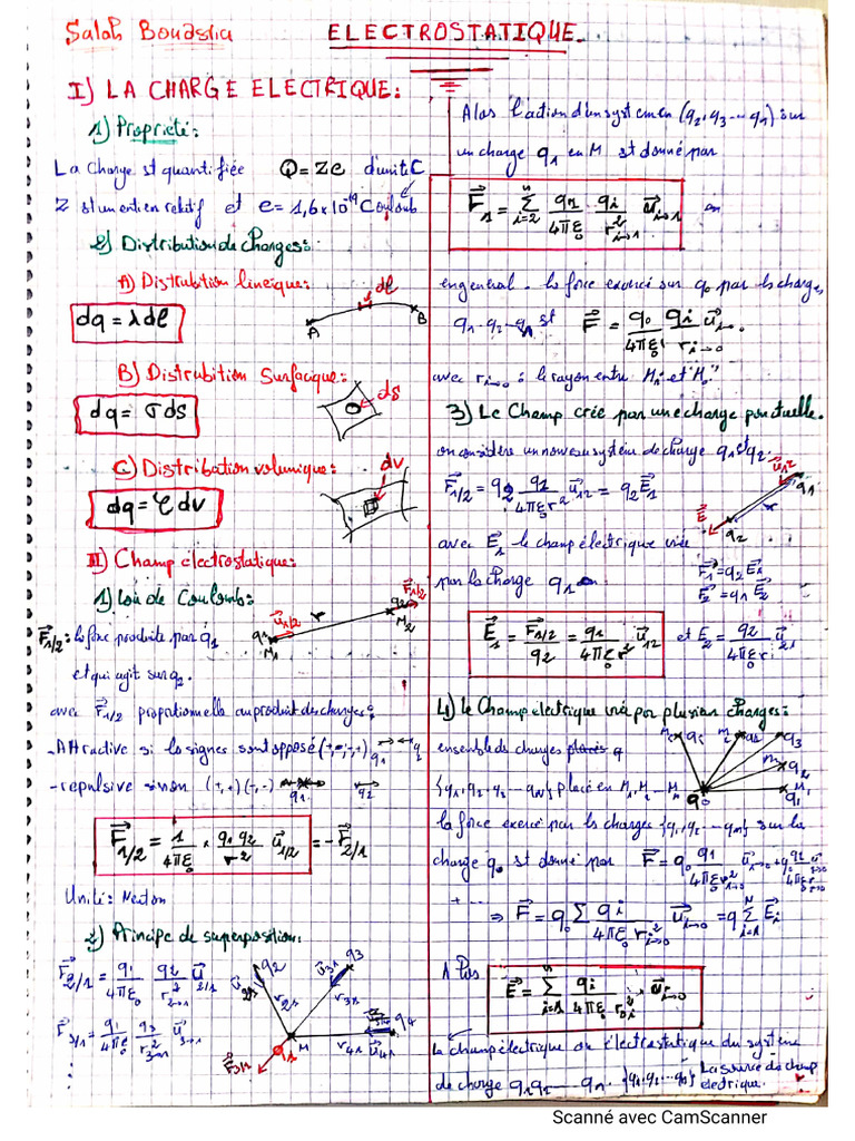 ÉLECTROSTATIQUE | PDF