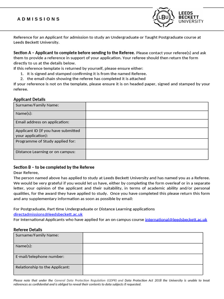 TT Reference Template | PDF | Information Privacy | Postgraduate Education