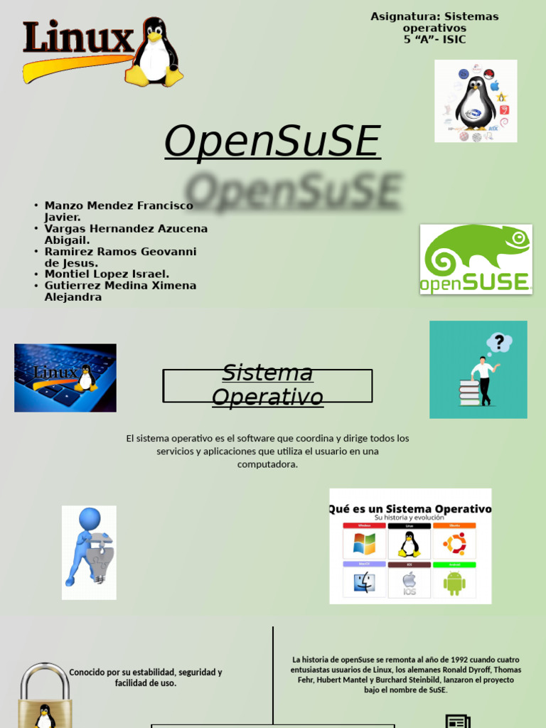 Guía Completa de openSUSE Linux | PDF | Distribución de Linux | Servidor (Computación)