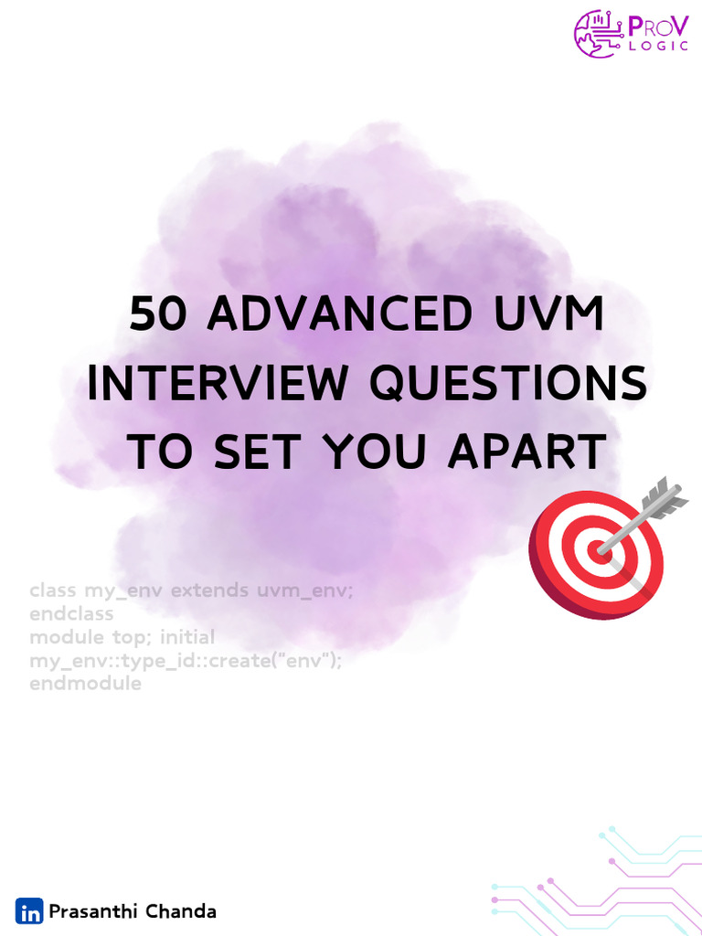 Advanced UVM Interview Qs 1737039108 | PDF | Transmission Control Protocol | Computing