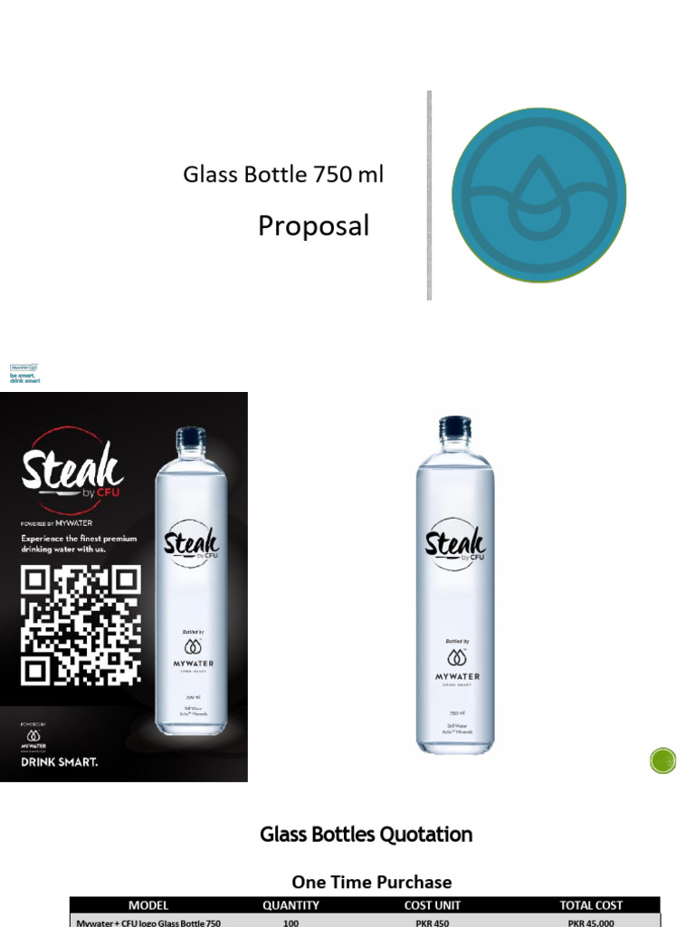 Glass Bottle 750ml-Proposal-Stake by CFU-CFU Logo | PDF