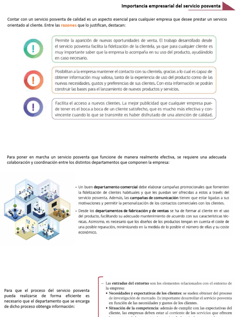 Gestión Efectiva del Servicio Posventa | PDF | Calidad (comercial) | Organización internacional ...