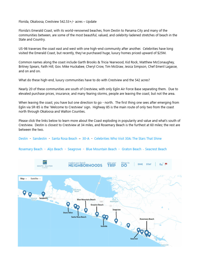 Emerald Coast Beaches | PDF