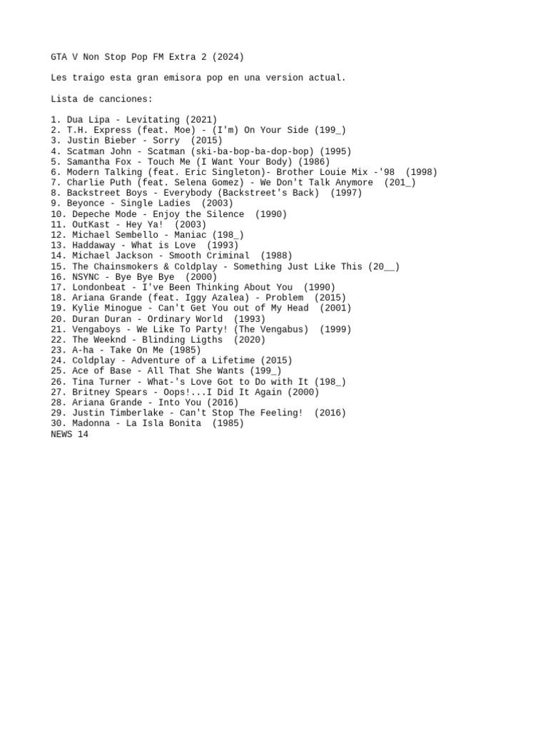 Gta V NSP Extra 2 - 2024 | PDF