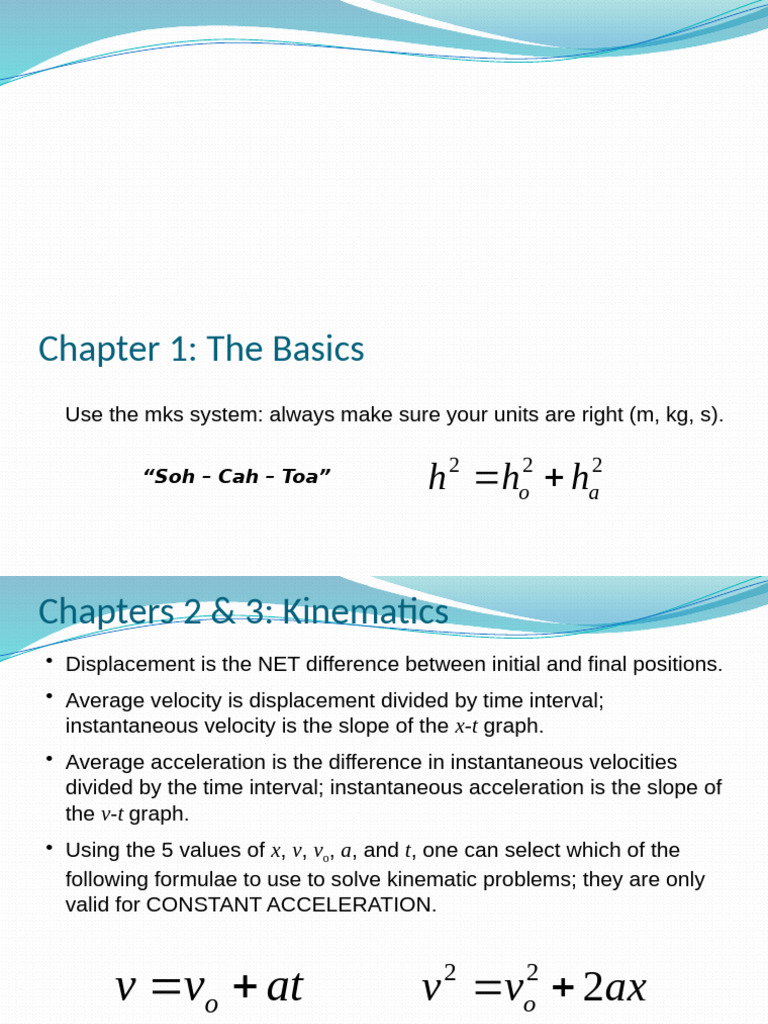 L11Reviewsc2020 | PDF | Force | Momentum