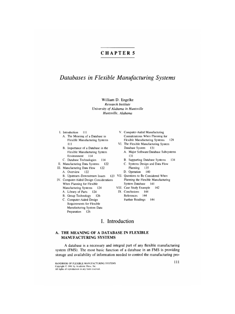 Unit III F Data Base (Basics) in FMS | PDF