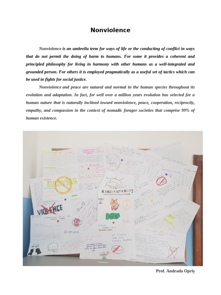 Nonviolence | PDF