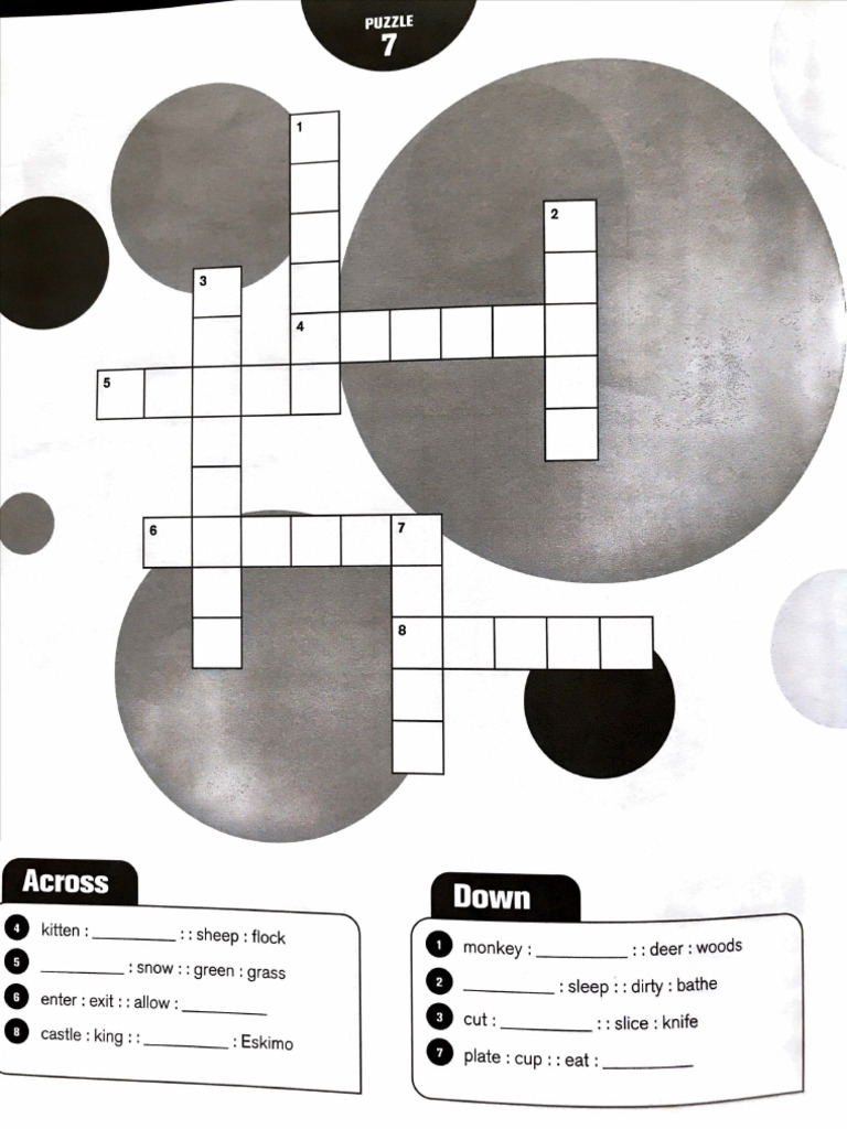 S464-Deja Lee Parbo - Analogy - X-Word Pg.7 | PDF