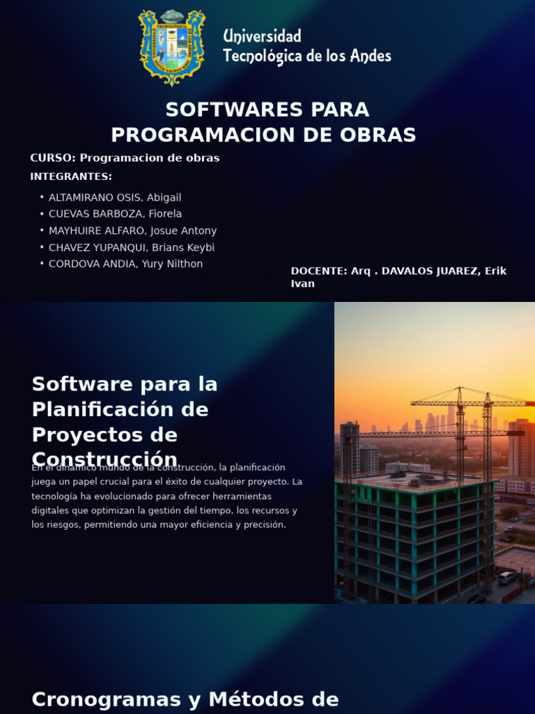 Softwares para Programacion de Obras | PDF | Software | Planificación