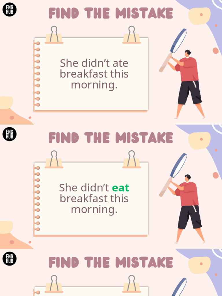 Common English Grammar Mistakes | PDF | Lunch | Dinner
