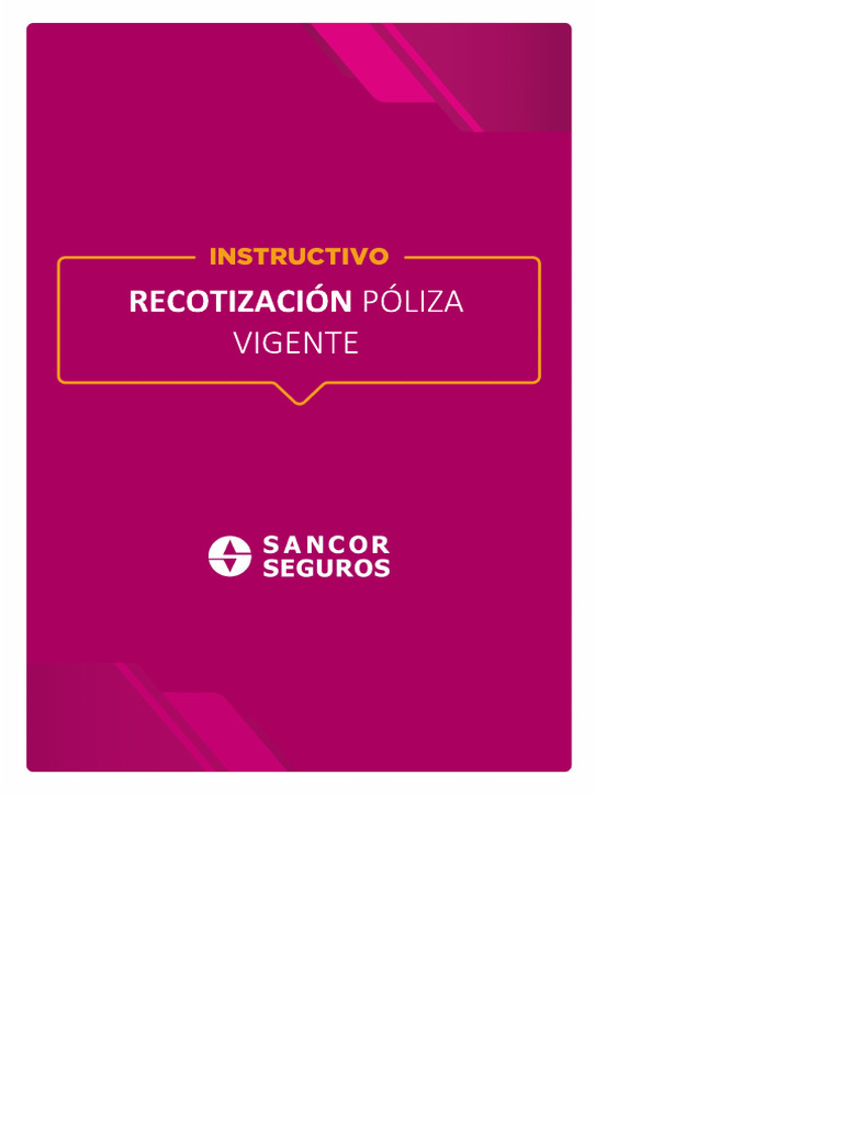 INSTRUCTIVO - Recotización Con Modificaciones | PDF